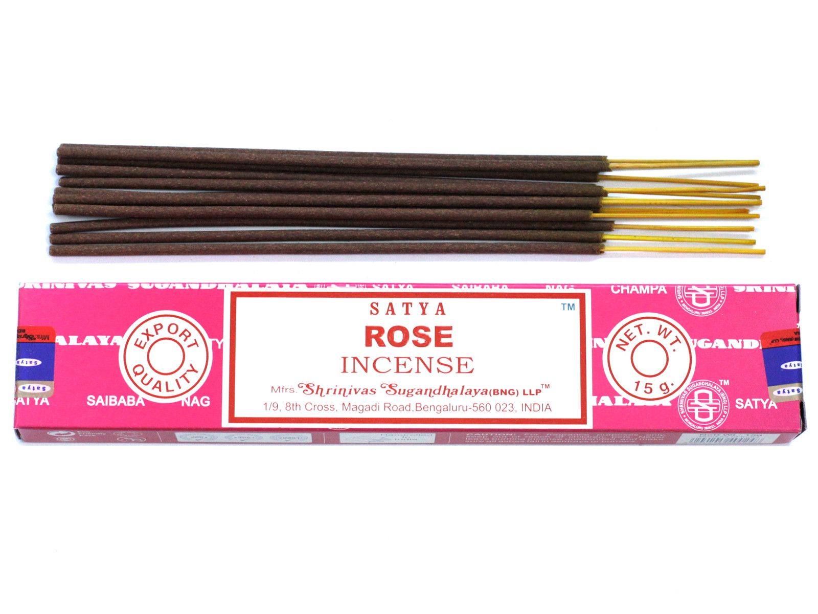 Satya Incense 15gm – Rose – Forgotten Forest